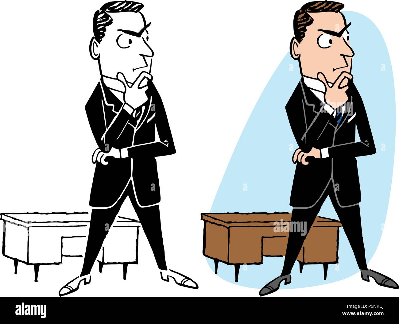 Thinking cartoon hi-res stock photography and images - Alamy