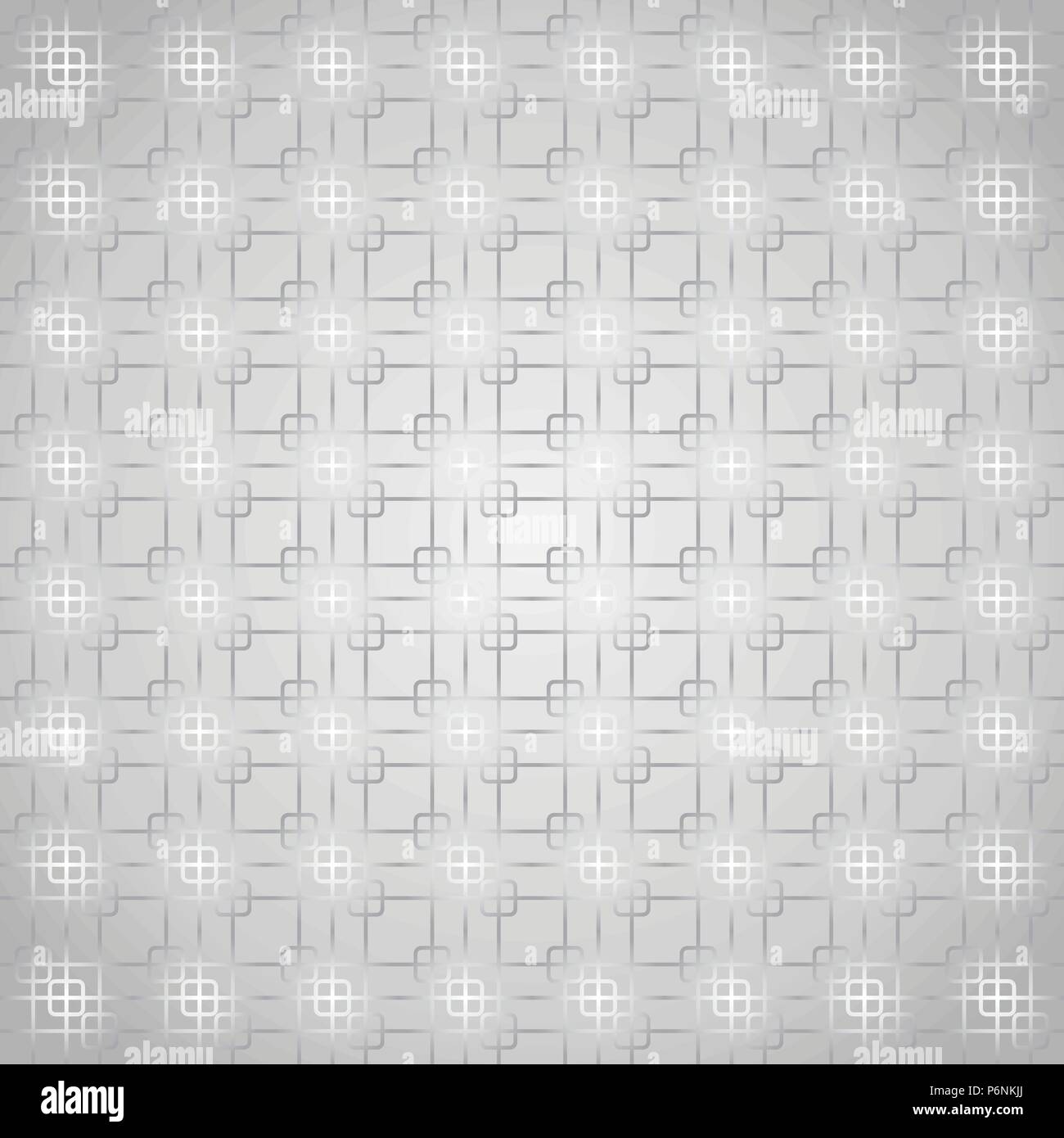 Silver rounded corner rectangle and line seamless pattern on pastel ...