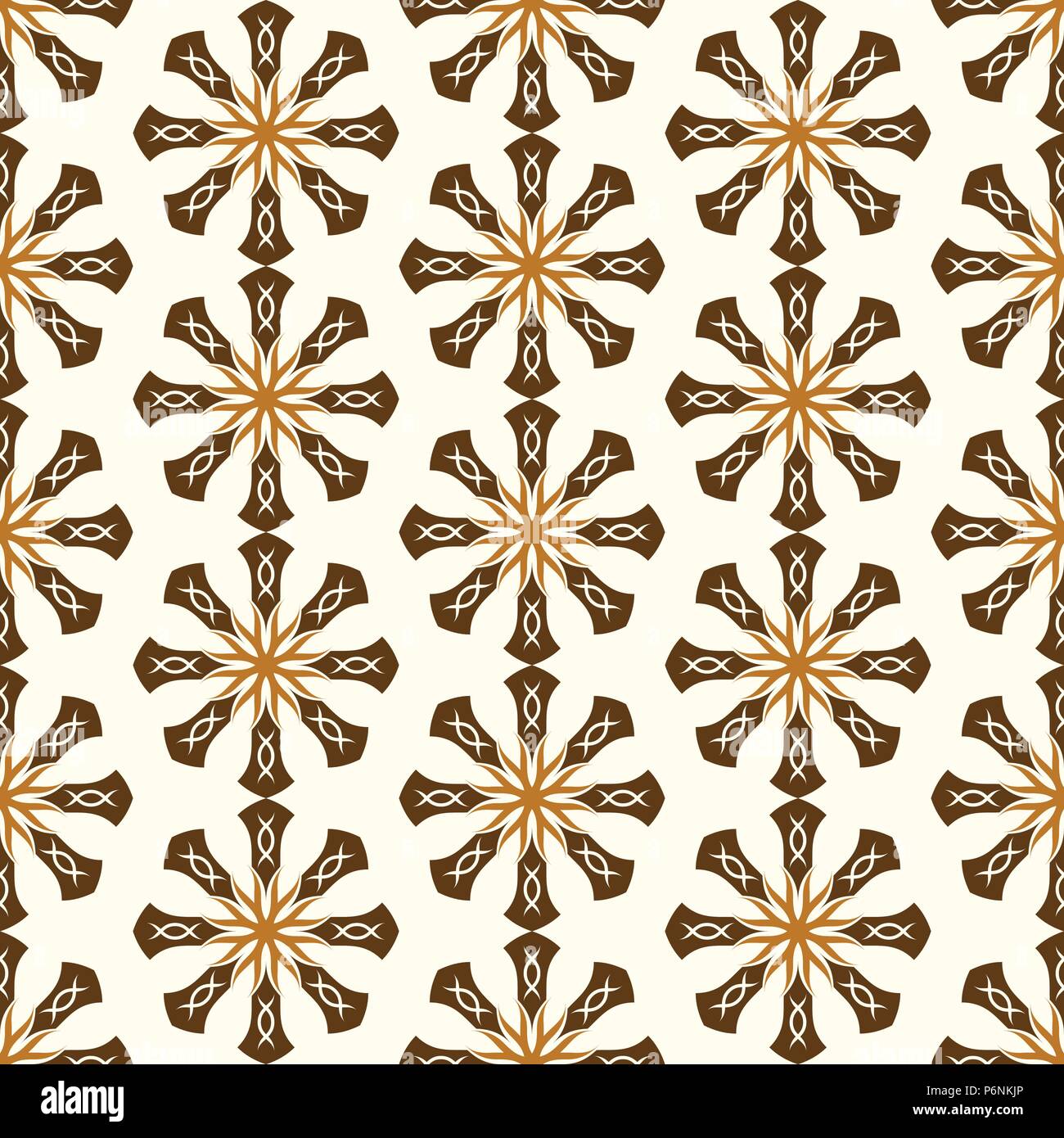 Brown Roots design or tribal shape pattern on pastel background ...