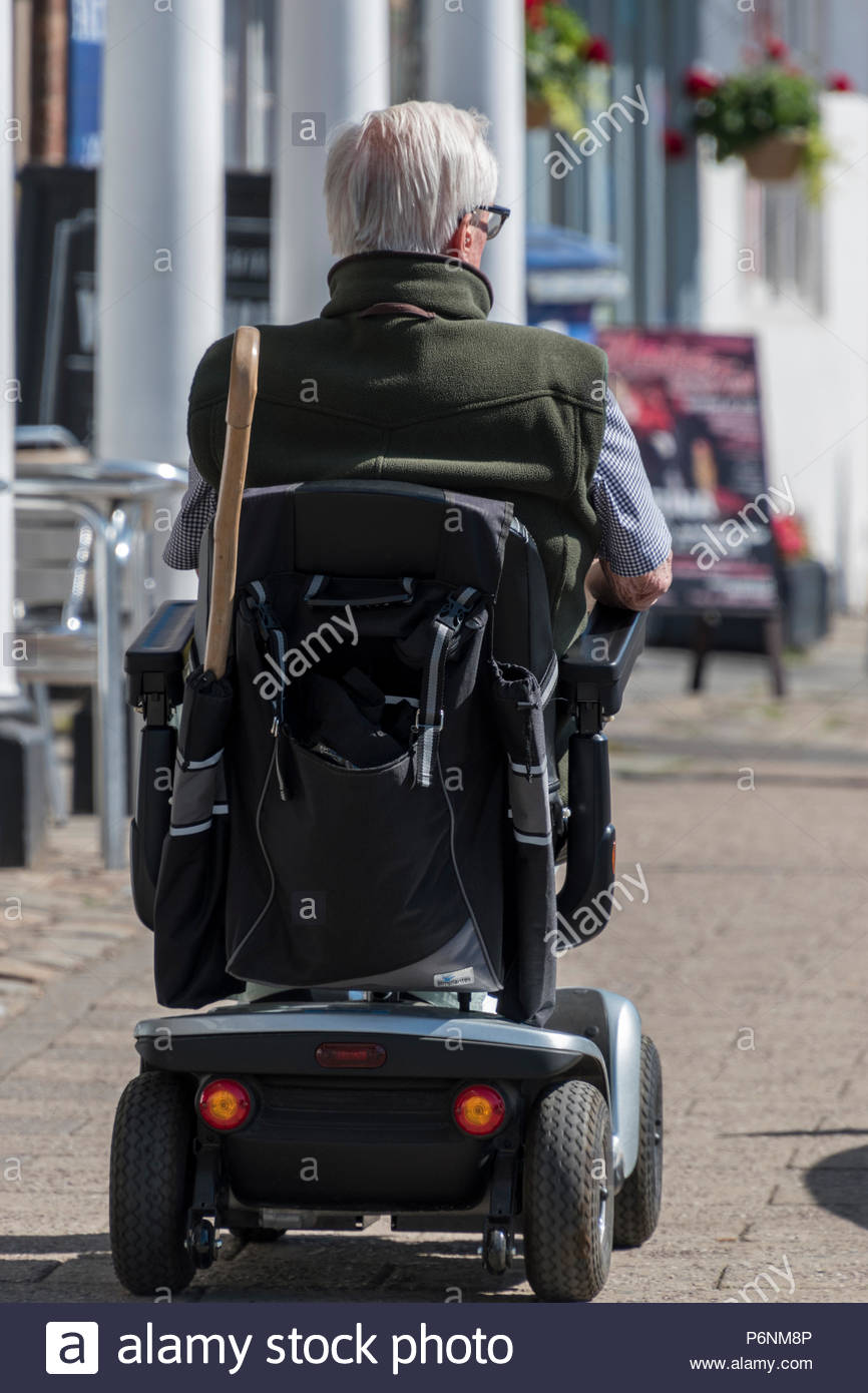 Mobility Scooter Man High Resolution Stock Photography and Images - Alamy