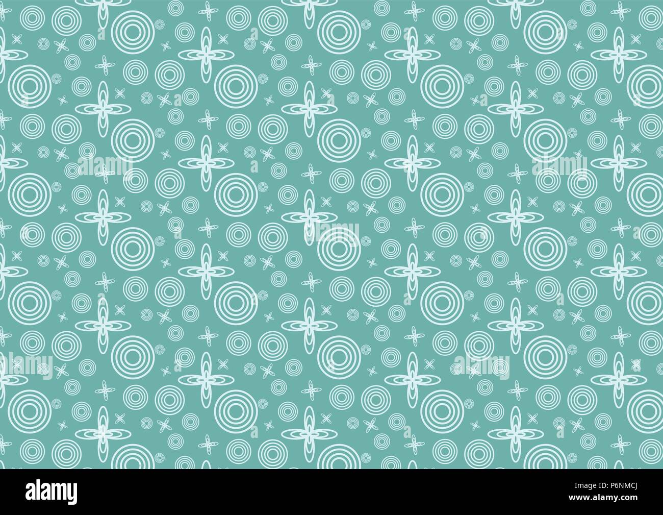 Vintage star orbit and circle pattern in space. Circle and oval pattern ...