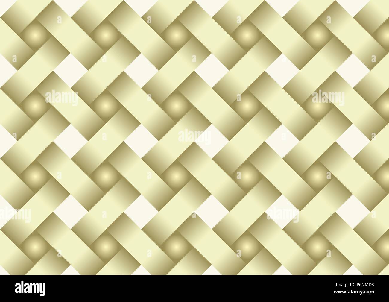 Gold weave pattern on pastel color. 3D ribbon texture style Stock ...