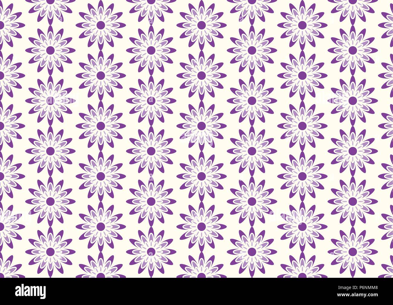 Violet cute flower pattern in abstract shape on pastel background ...