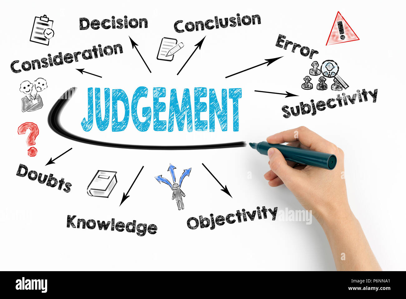 Judgement, Law and justice concept Stock Photo - Alamy