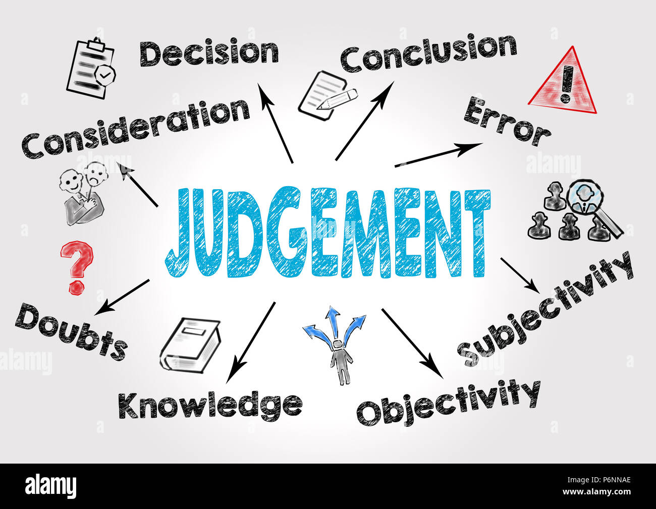 Judgement Law and justice concept Stock Photo - Alamy