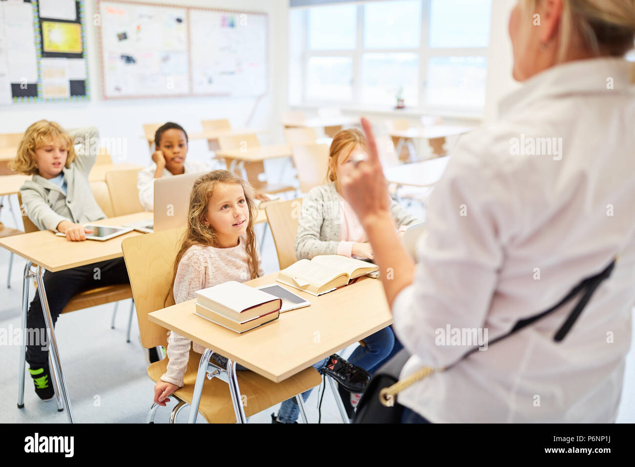 Primary School Teacher Teaching
