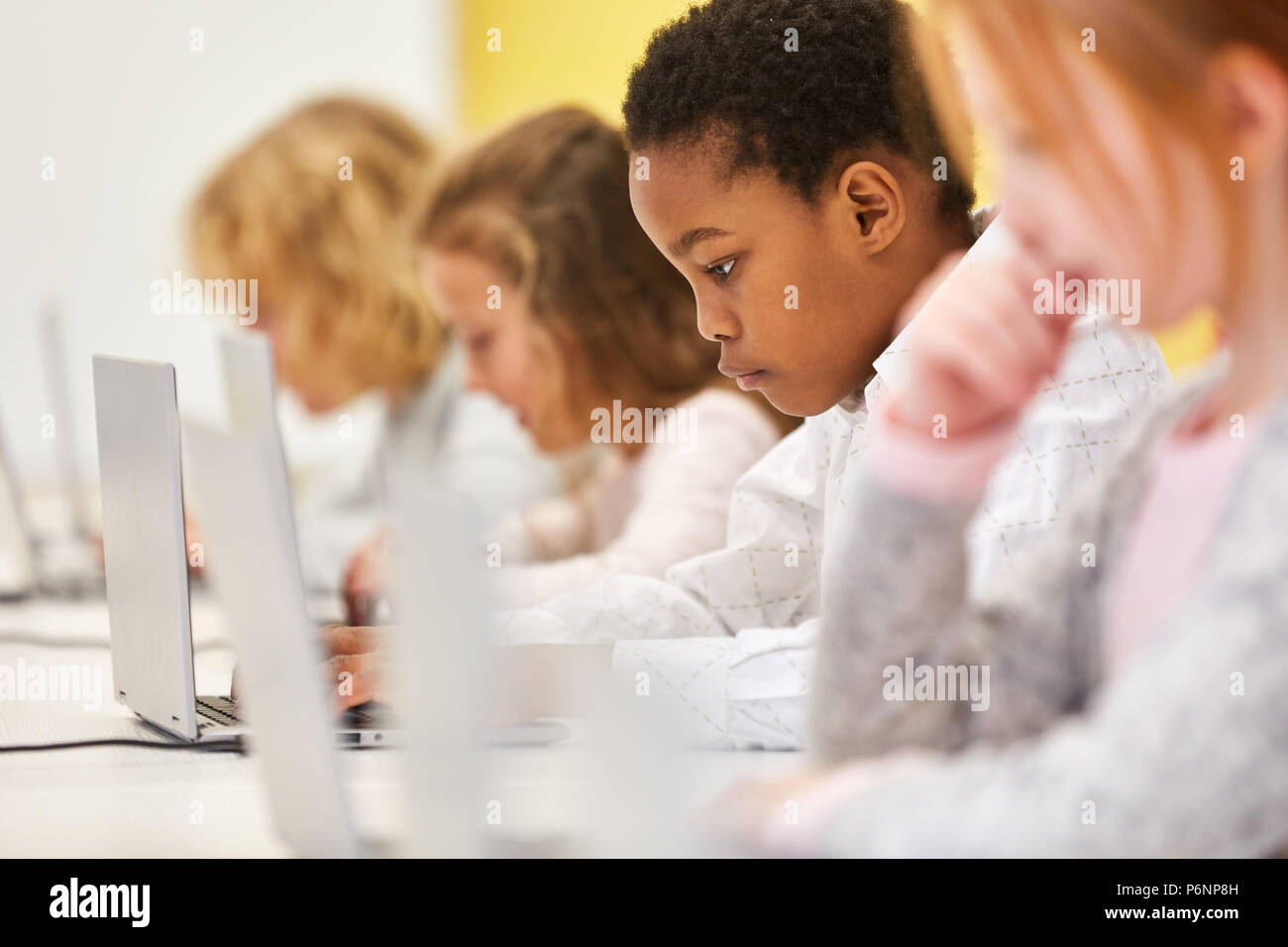 Computer science class boy hi-res stock photography and images - Alamy