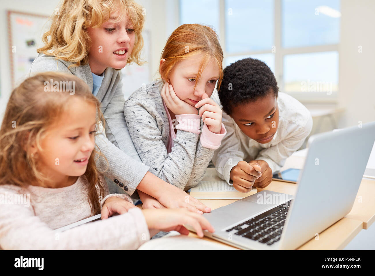 African school children laptop hi-res stock photography and images - Alamy