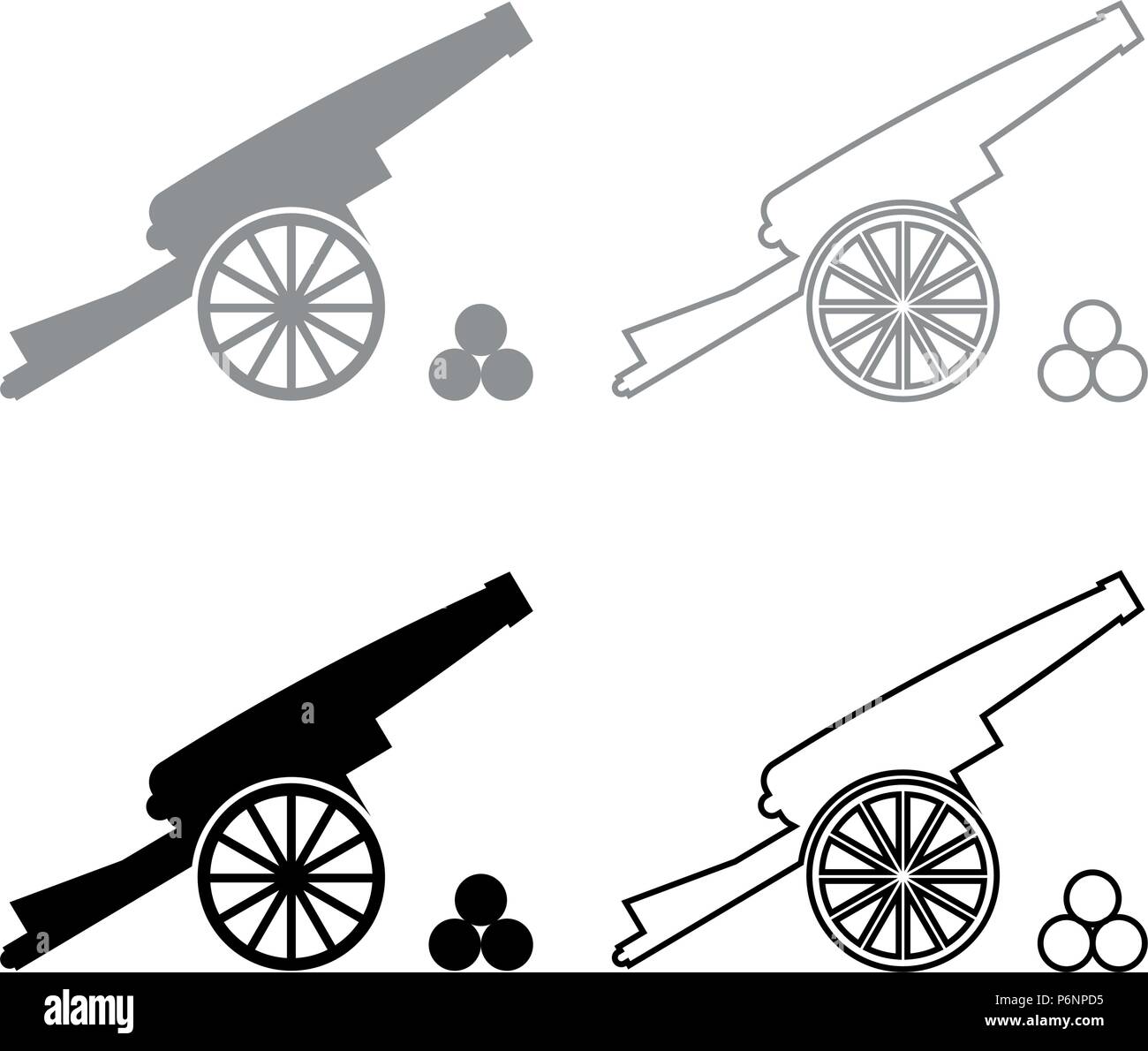 Simple Cannon Drawing