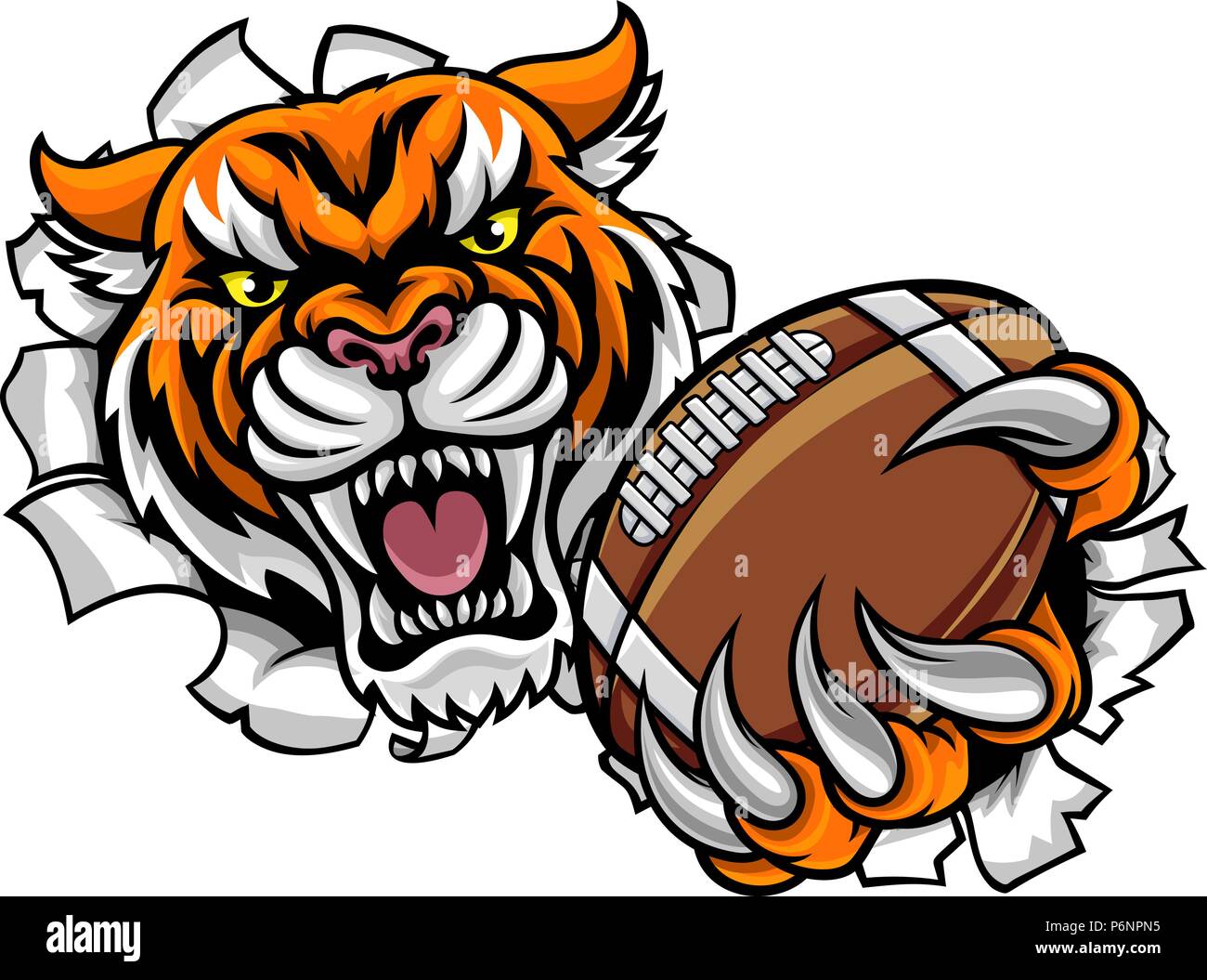 Football tigers Stock Vector Images - Alamy