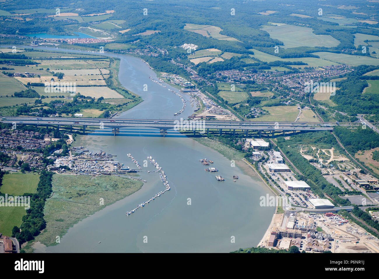 M2 medway bridge hi-res stock photography and images - Alamy