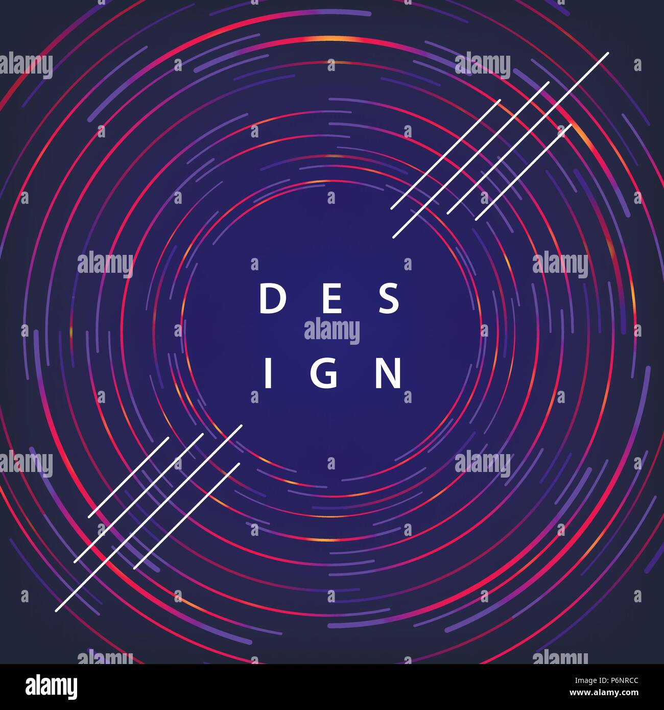 Colorful gradient circle. Geometric background for poster, card, cover ...