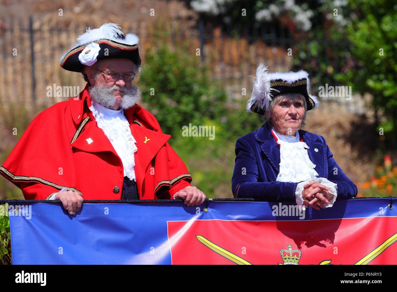 Scarborough Town Crier David Birdsall & Veronica Dickinson on duty at ...
