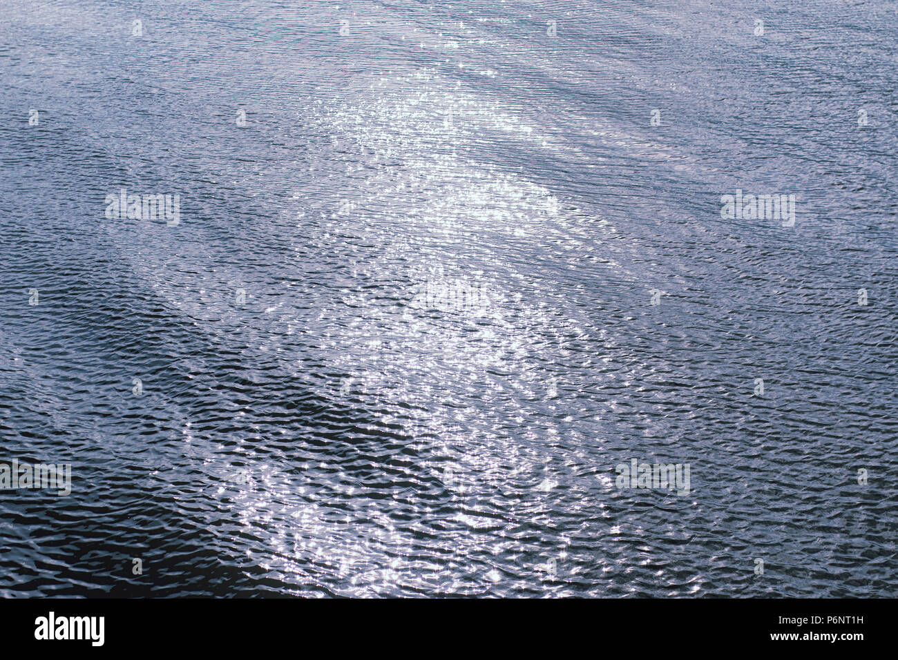 Landscape lake. Texture of water. The lake is at dawn. The mouth of the ...