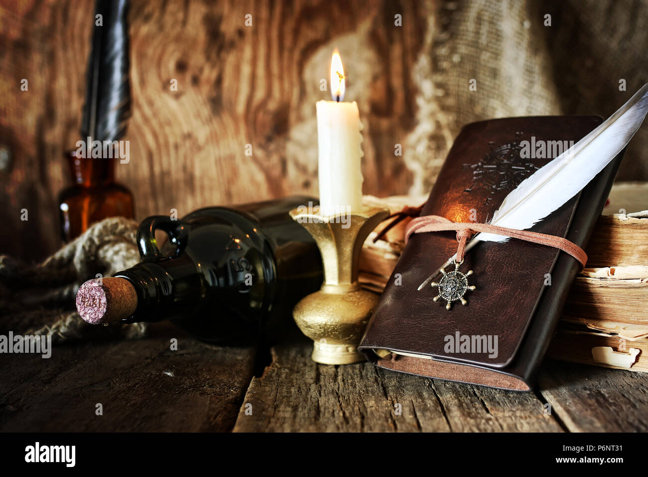 various vintage elements on old worn backgrounds different concepts ...