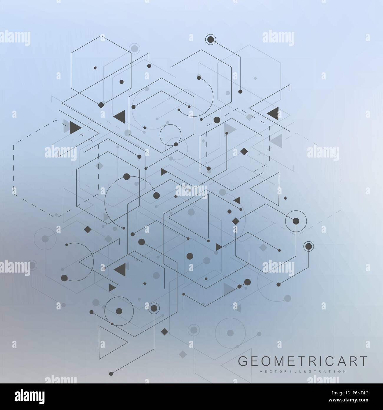 Science Network Pattern Connecting Lines And Dots Global Network Connection Vector Stock
