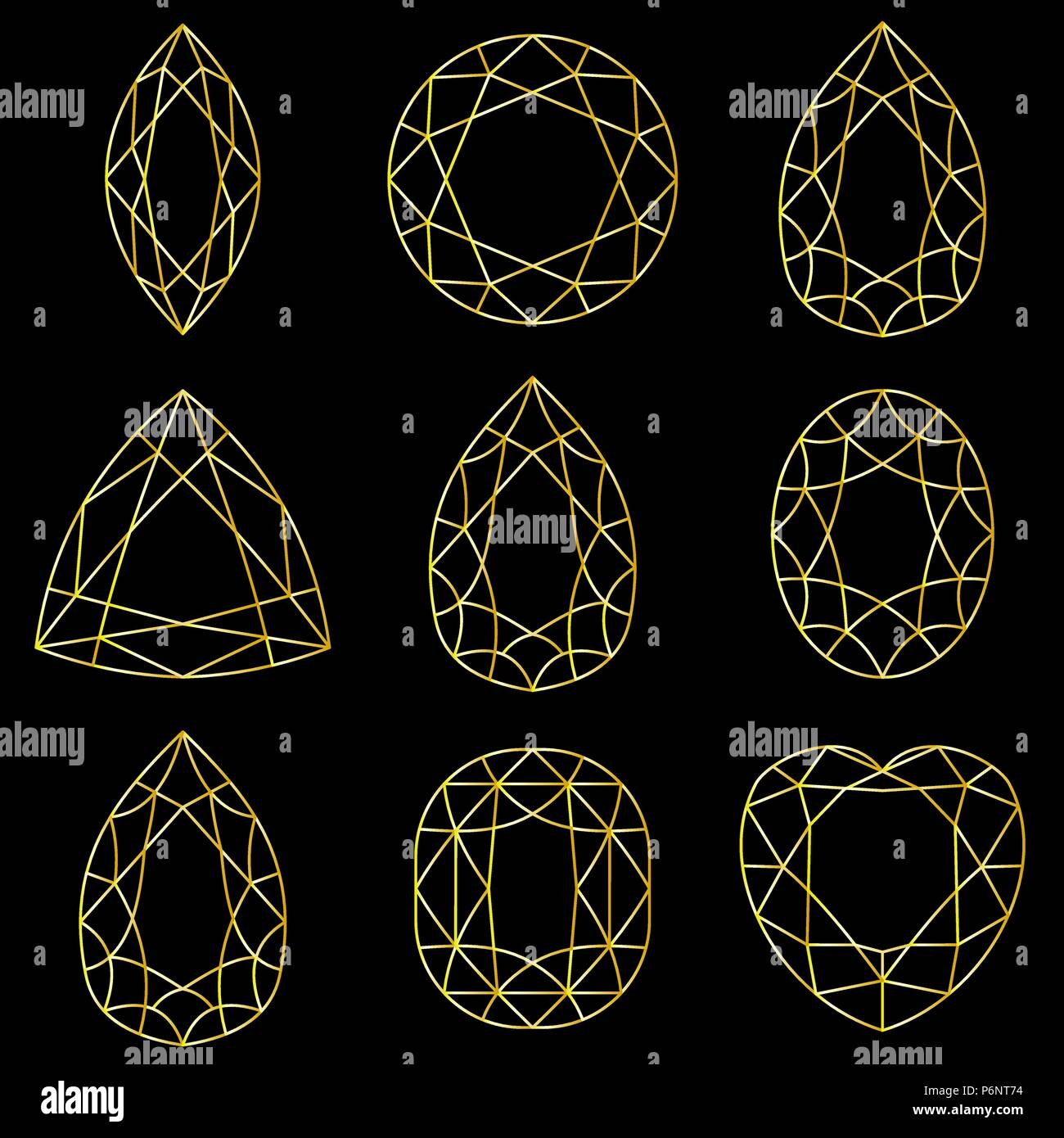 Jewelry textures Stock Vector Images - Alamy