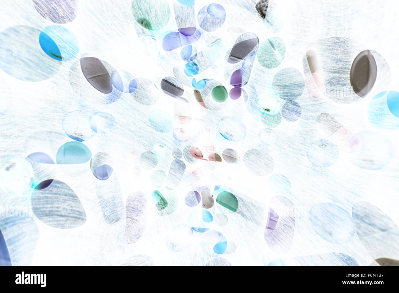 Abstract medication drug background invert multi colors Stock Photo - Alamy