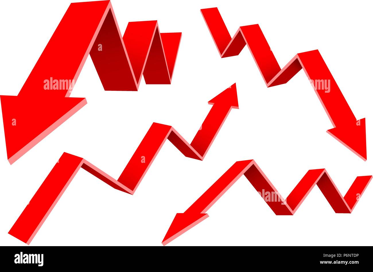 Up down chart Stock Vector Images - Alamy