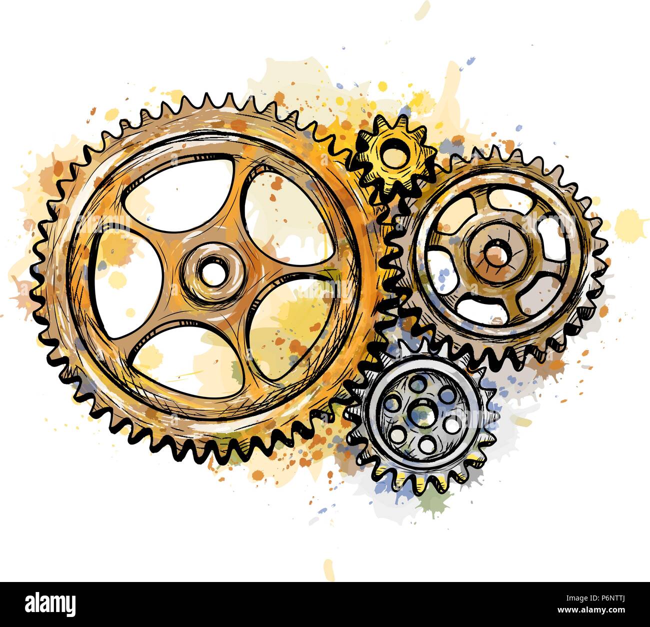 Progress icon from teamwork Stock Vector Images - Alamy