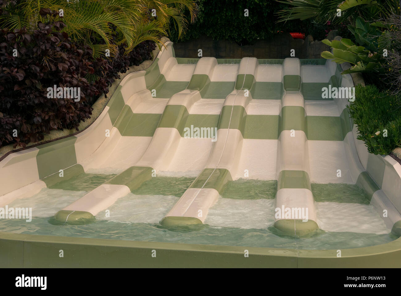 Empty water slide swimming pool hi-res stock photography and images - Alamy