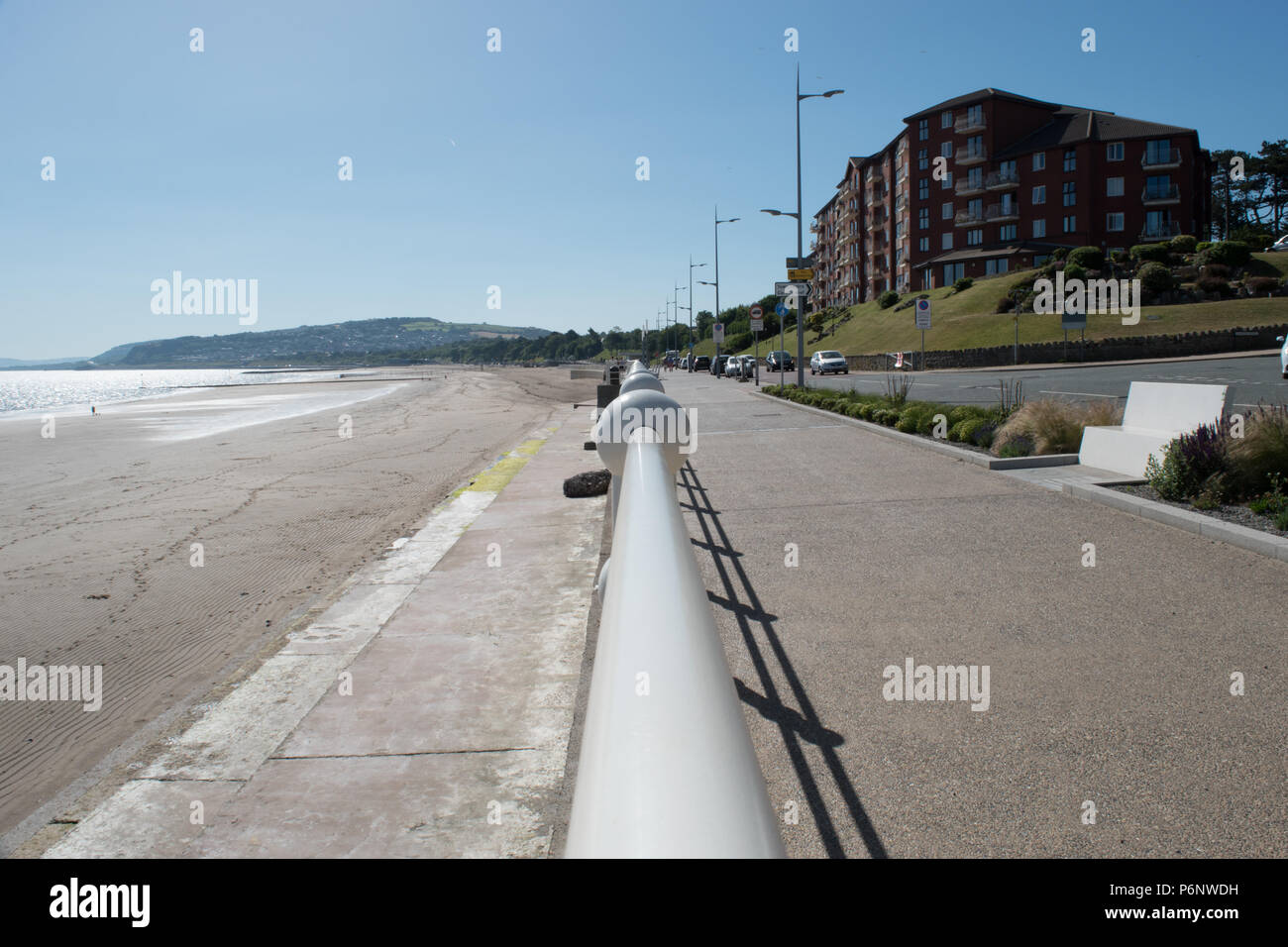Colwyn Bay beach and promenade Stock Photo - Alamy