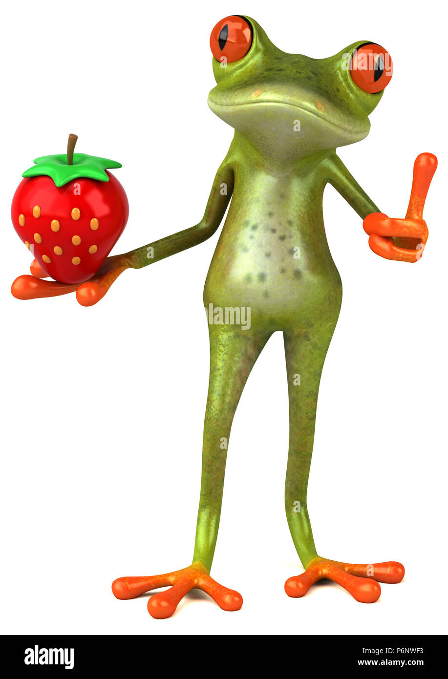 Strawberry frog Cut Out Stock Images & Pictures - Alamy