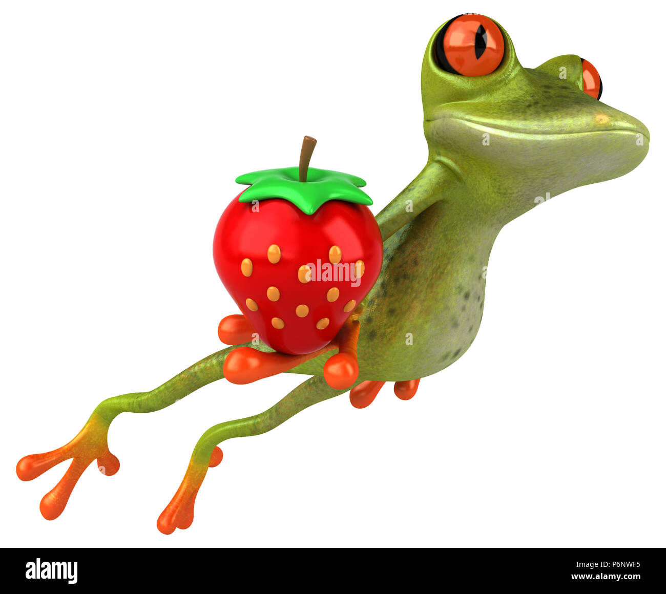 Strawberry frog Cut Out Stock Images & Pictures - Alamy