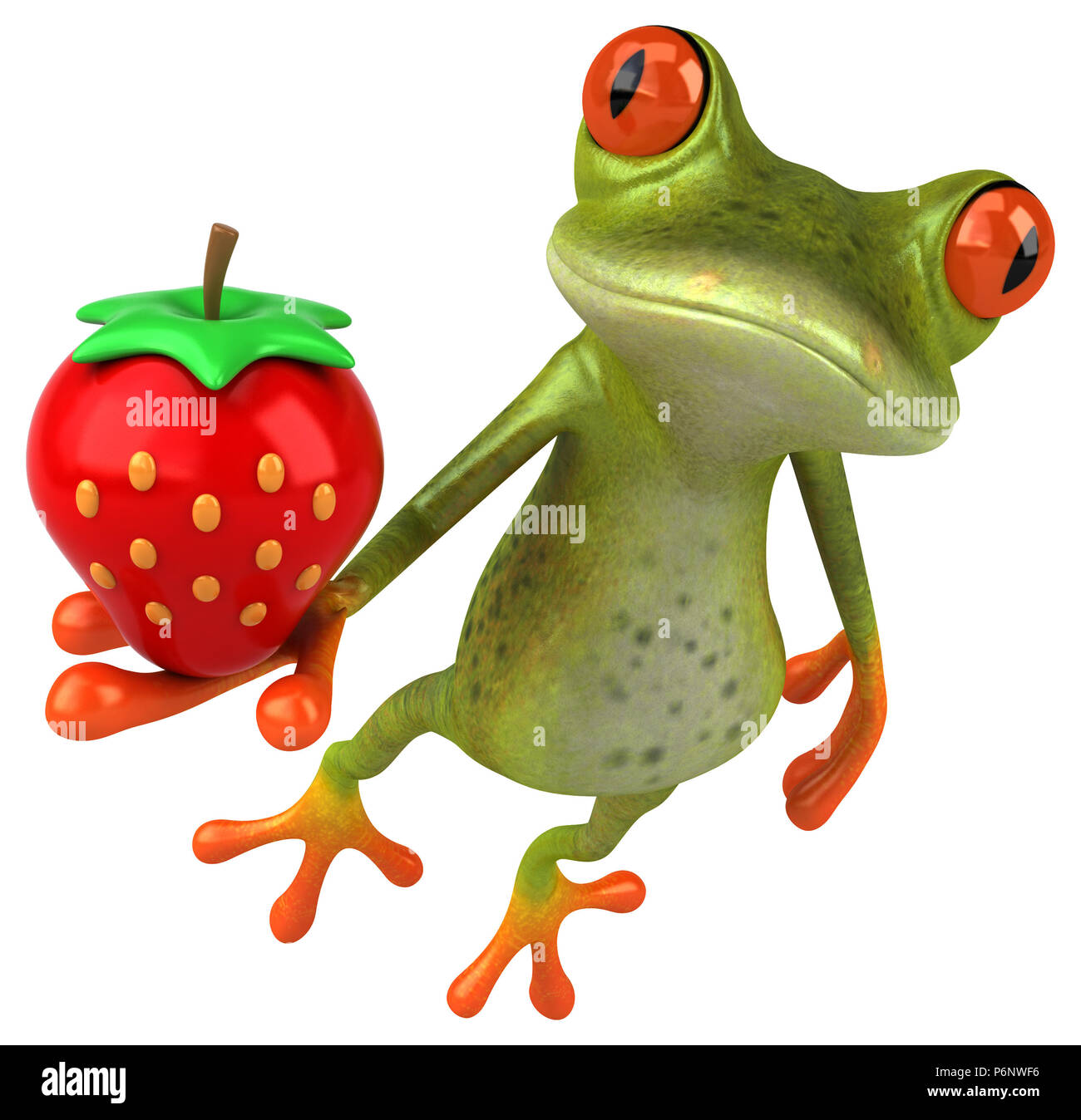 Strawberry frog Cut Out Stock Images & Pictures - Alamy