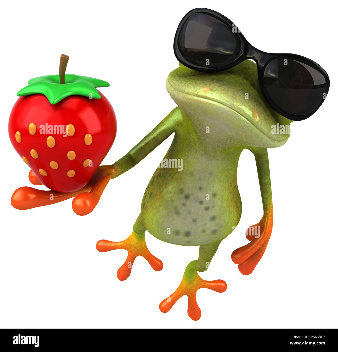 Strawberry frog Cut Out Stock Images & Pictures - Alamy