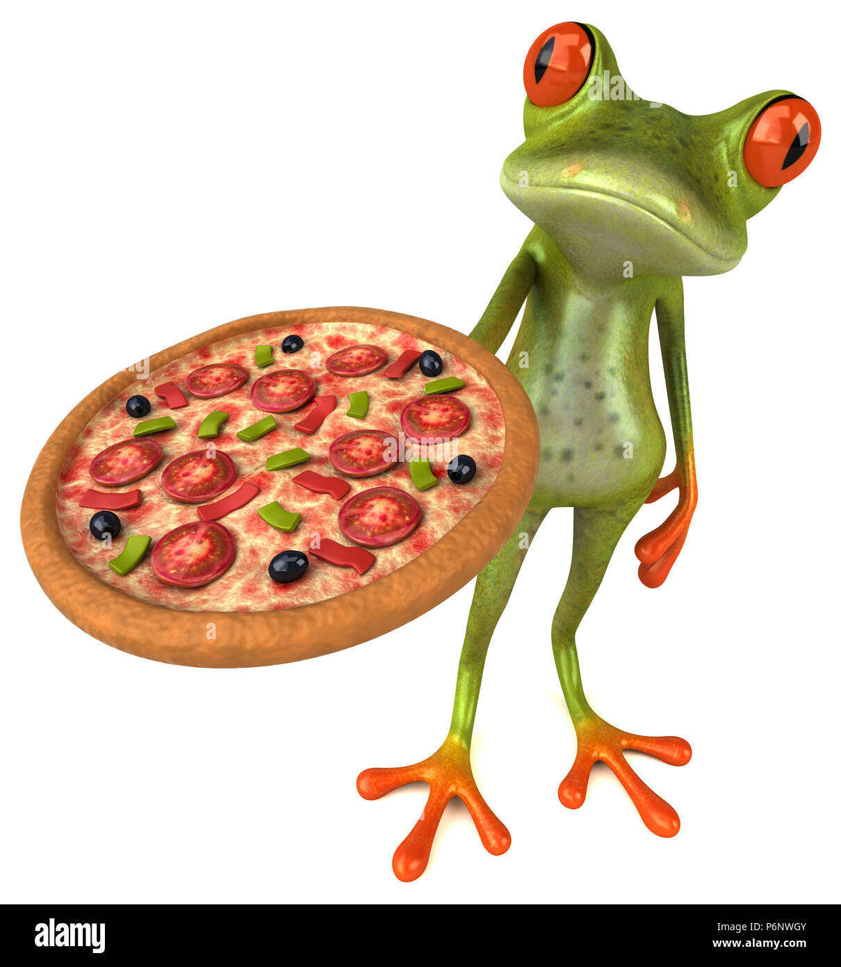 Frog pizza hi-res stock photography and images - Alamy