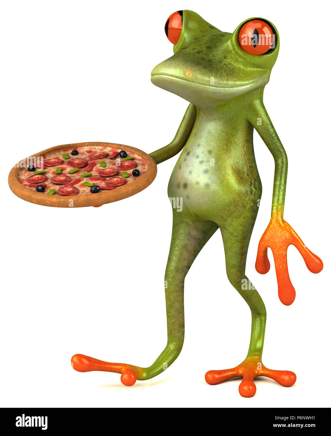 Frog pizza hi-res stock photography and images - Alamy