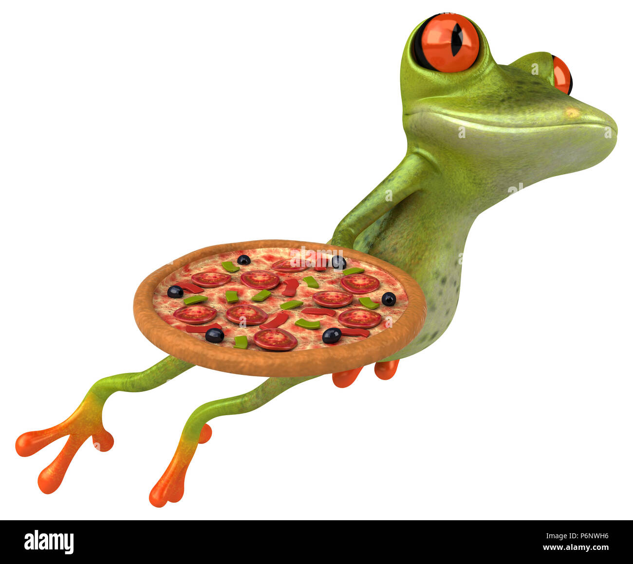 Frog pizza hi-res stock photography and images - Alamy