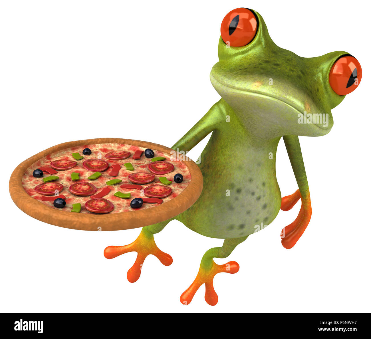 Frog pizza hi-res stock photography and images - Alamy