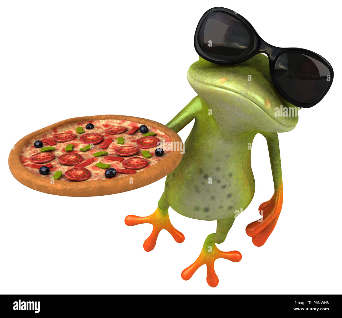 Frog pizza hi-res stock photography and images - Alamy