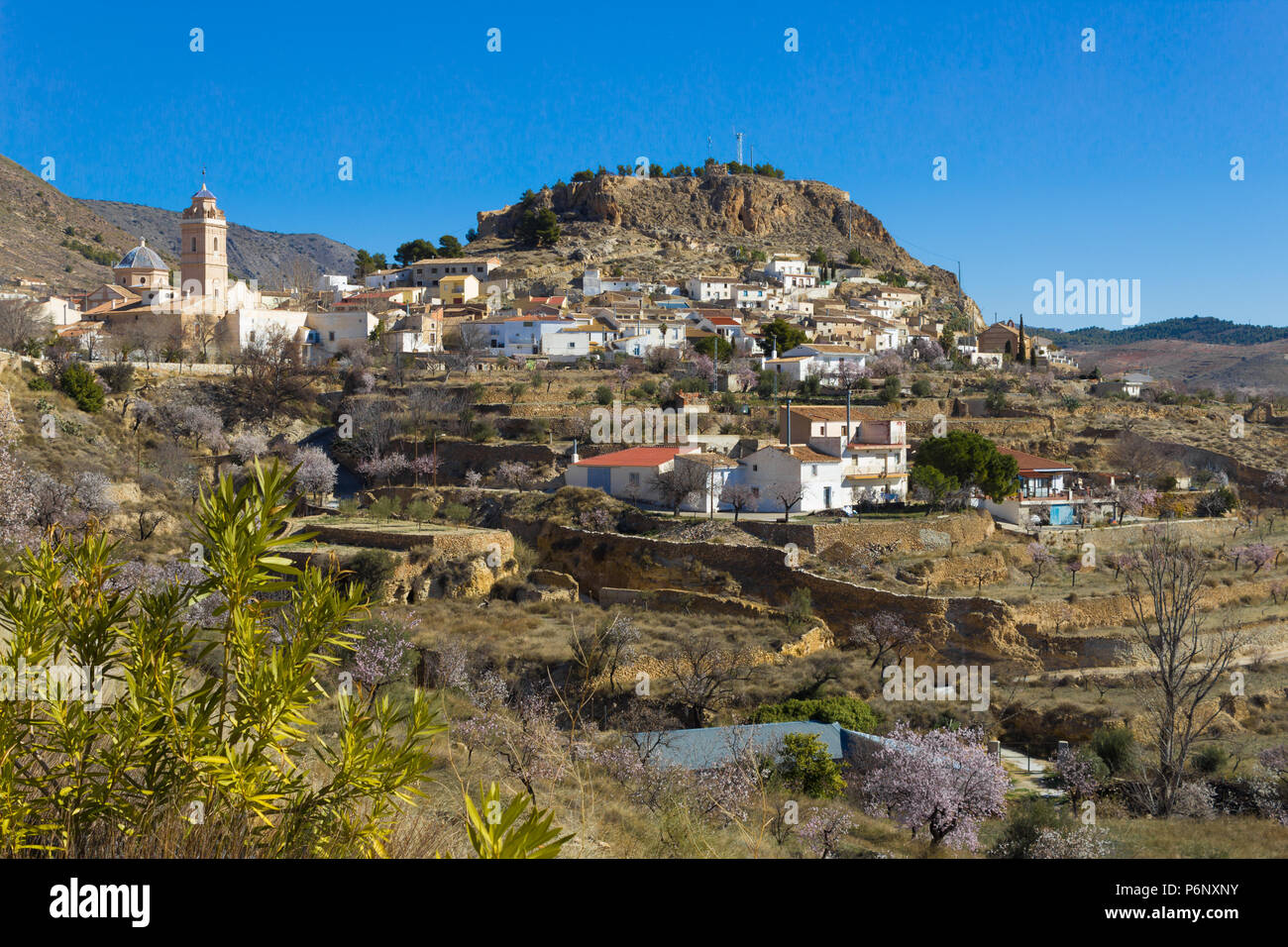 Oria a Small Rural Town, The Hill Overlooking The Town Where The Fort ...
