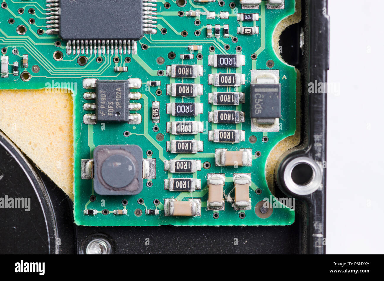 Back side of green circuit board hi-res stock photography and images ...
