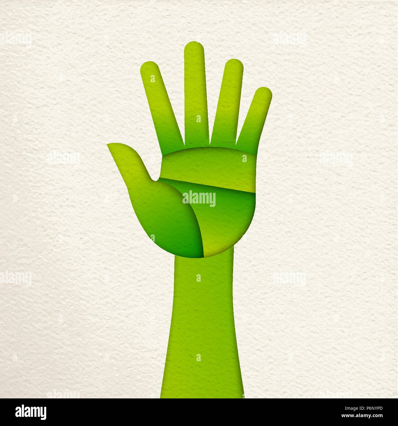 Paper person concept Stock Vector Images - Alamy