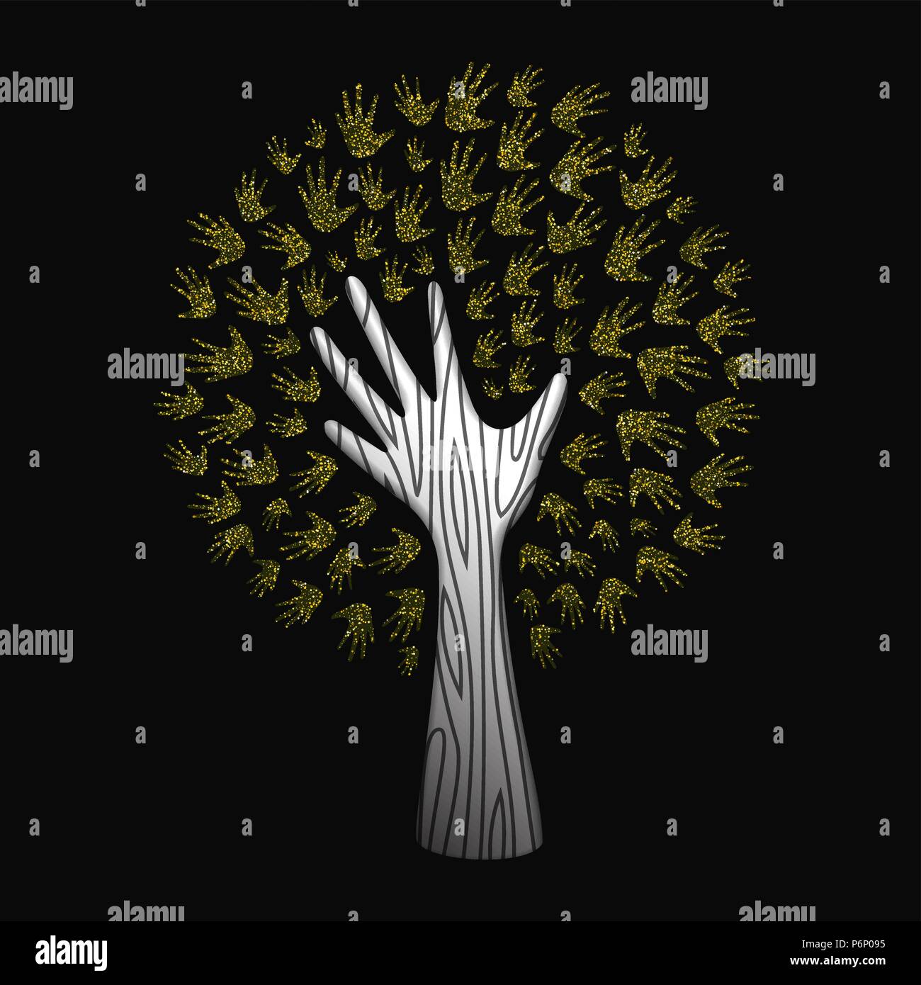 Gold dust plant Stock Vector Images - Alamy