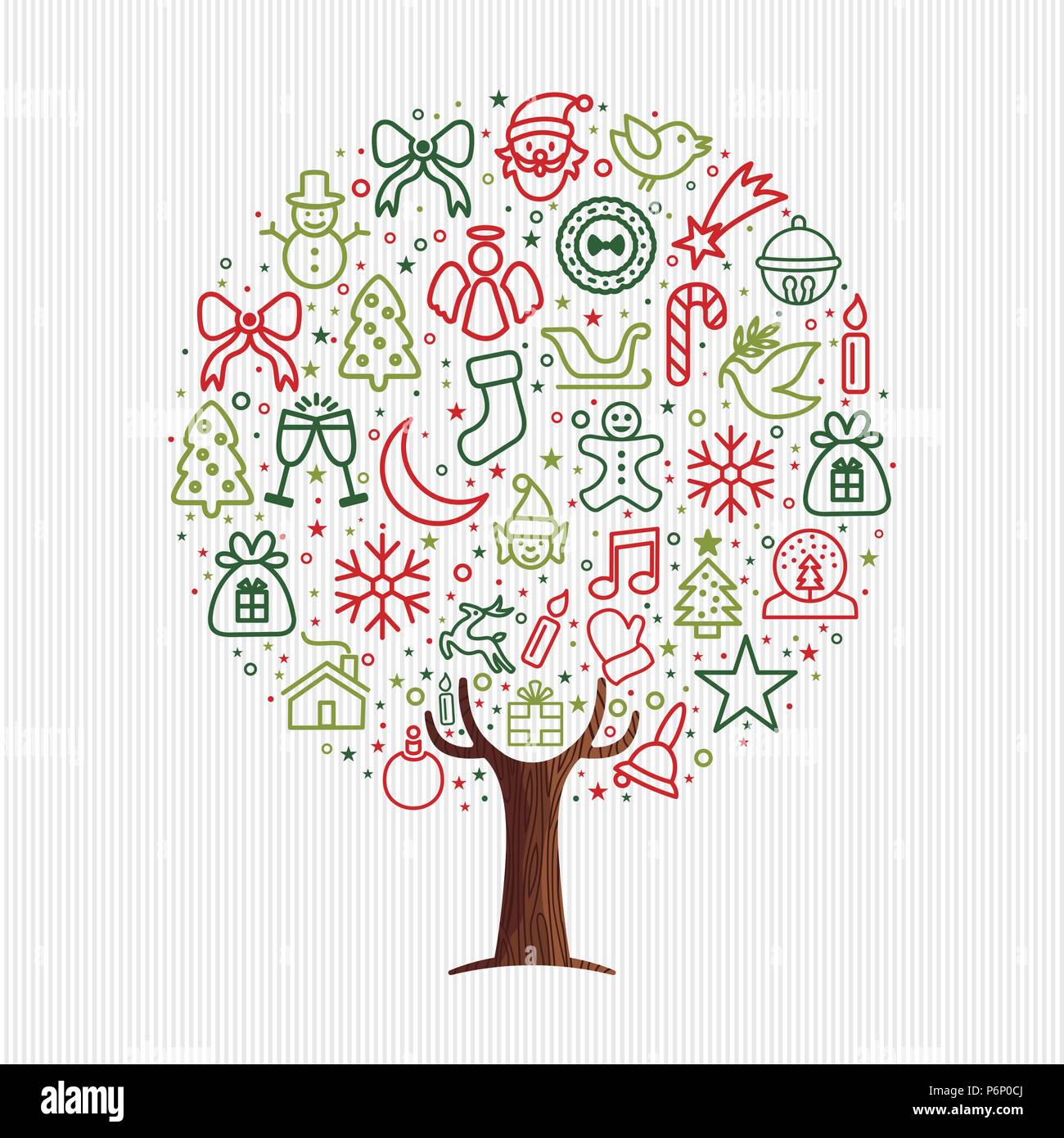 Merry christmas christmas card Stock Vector Images - Alamy