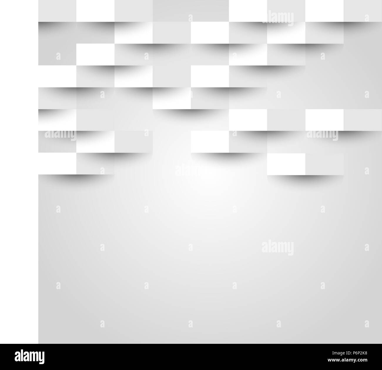 Abstract background with white geometric texture, stock vector Stock ...