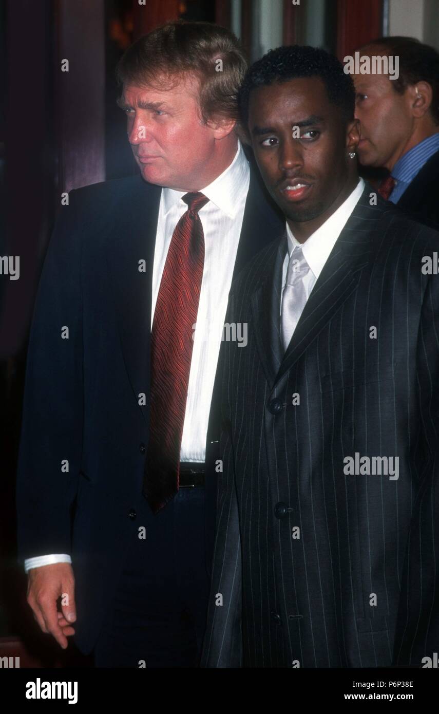Donald Trump Sean Combs 1997 Photo By John Barrett/PHOTOlink/MediaPunch ...