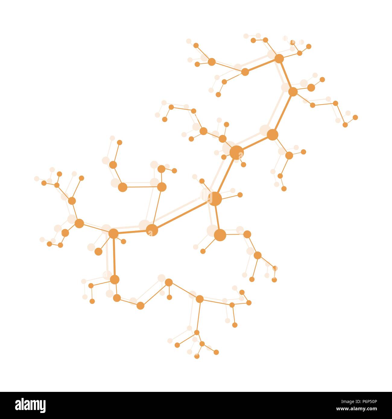 Structure Of Molecule And Communication Scientific Concept Medical Chemistry Science Stock