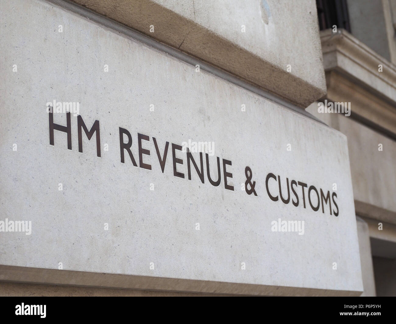 HMRC (Her Majesty Revenue and Customs) sign in London, UK Stock Photo ...