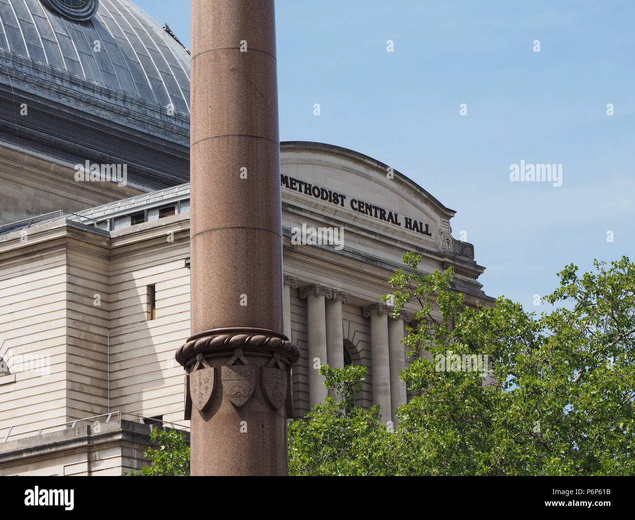 Methodist Central Hall (aka Central Hall Westminster) church in London ...