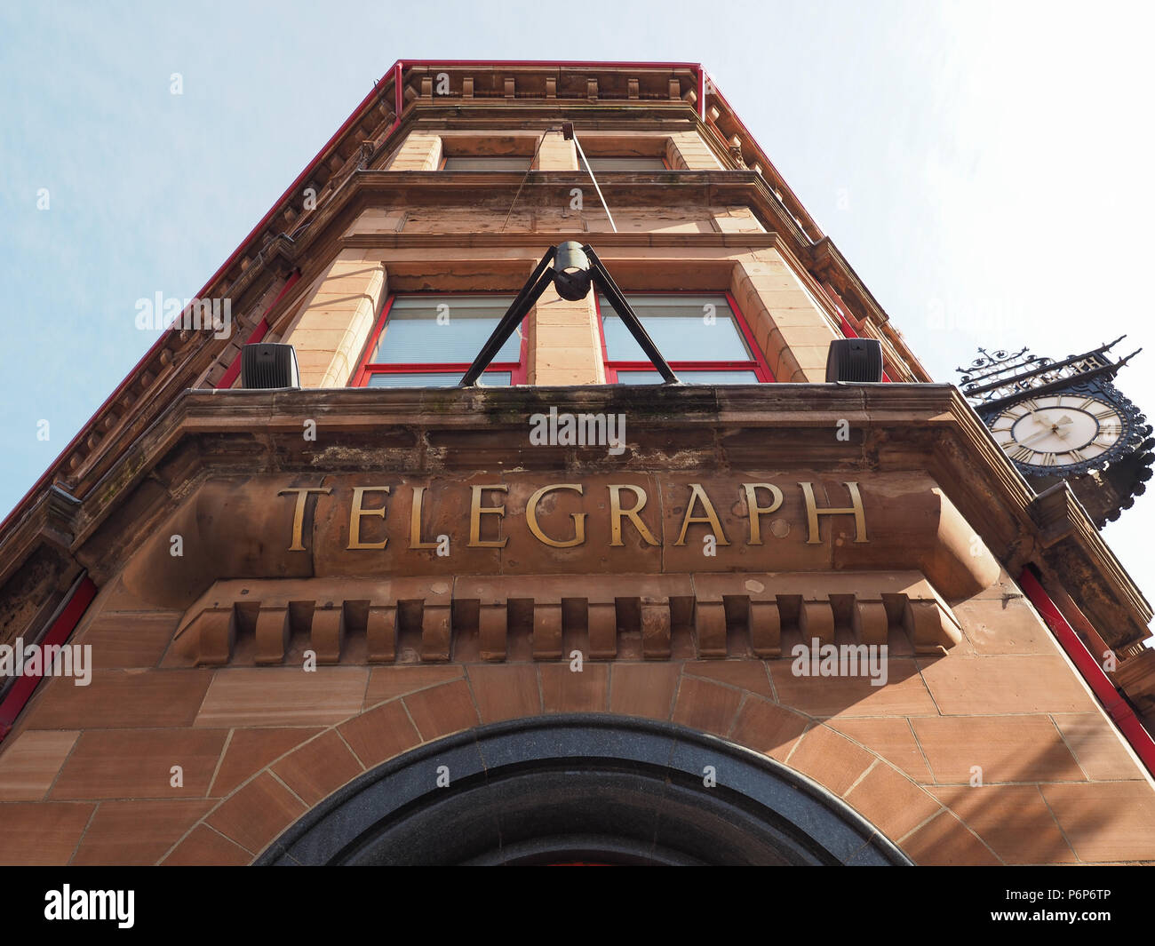BELFAST, UK - CIRCA JUNE 2018: The Belfast Telegraph building Stock ...