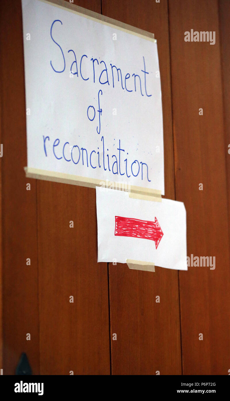 Leonhardskirche. European Youth meeting of Taize in Basel. Sacrament of ...