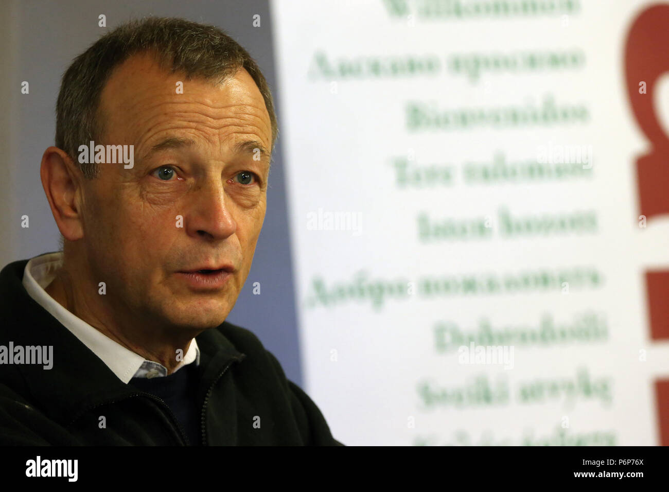 European Youth meeting of Taize in Basel. Brother Alois (born 1954 ...