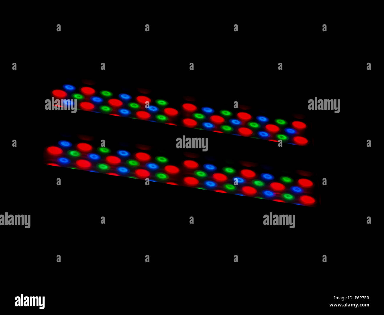 green red and blue RGB led lights Stock Photo - Alamy