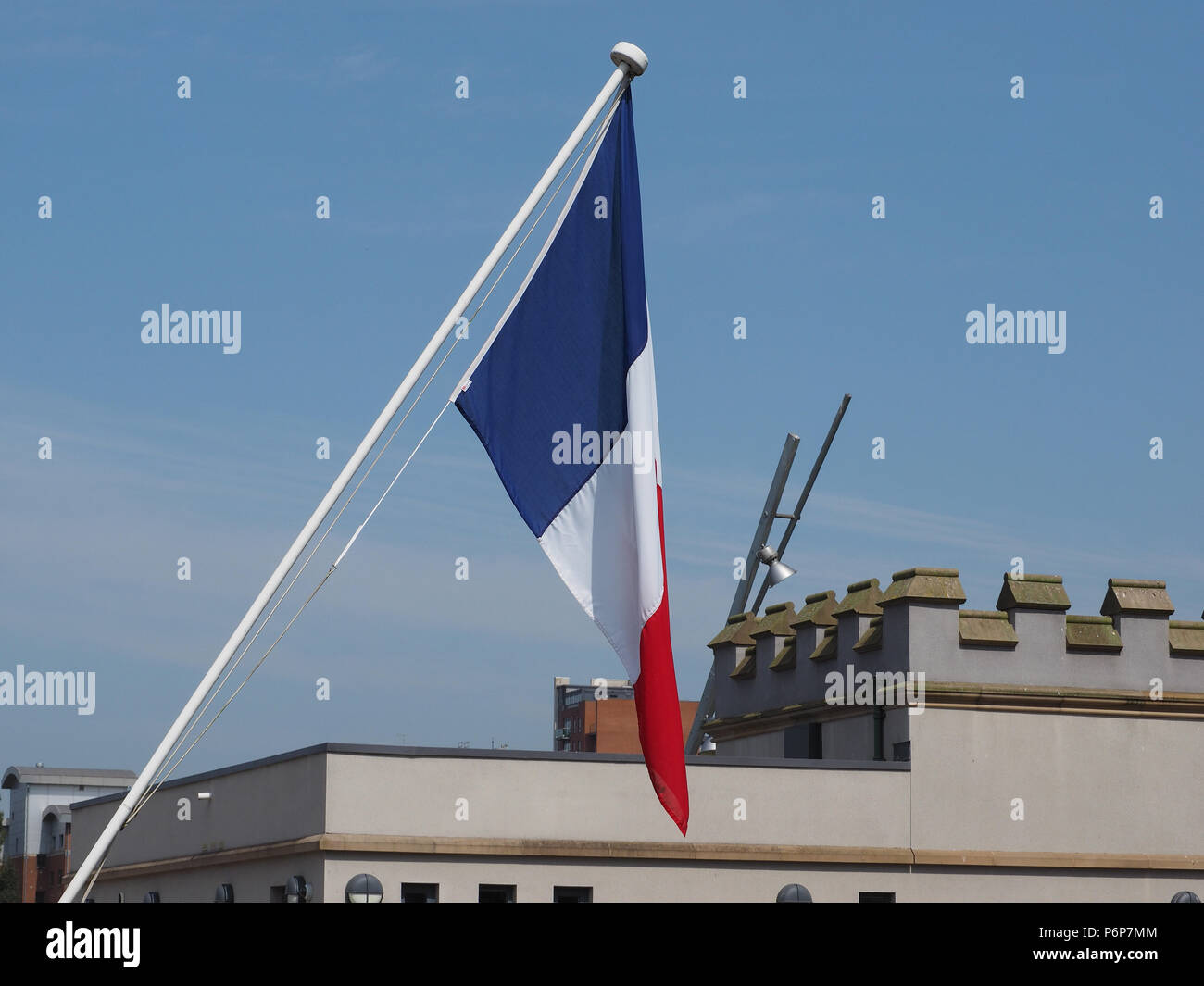 the French national flag of France, Europe Stock Photo - Alamy